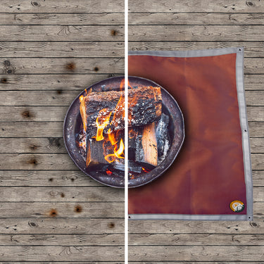 Ember Mat - Protect The Ground From Popping Embers or Dripping Grease ...
