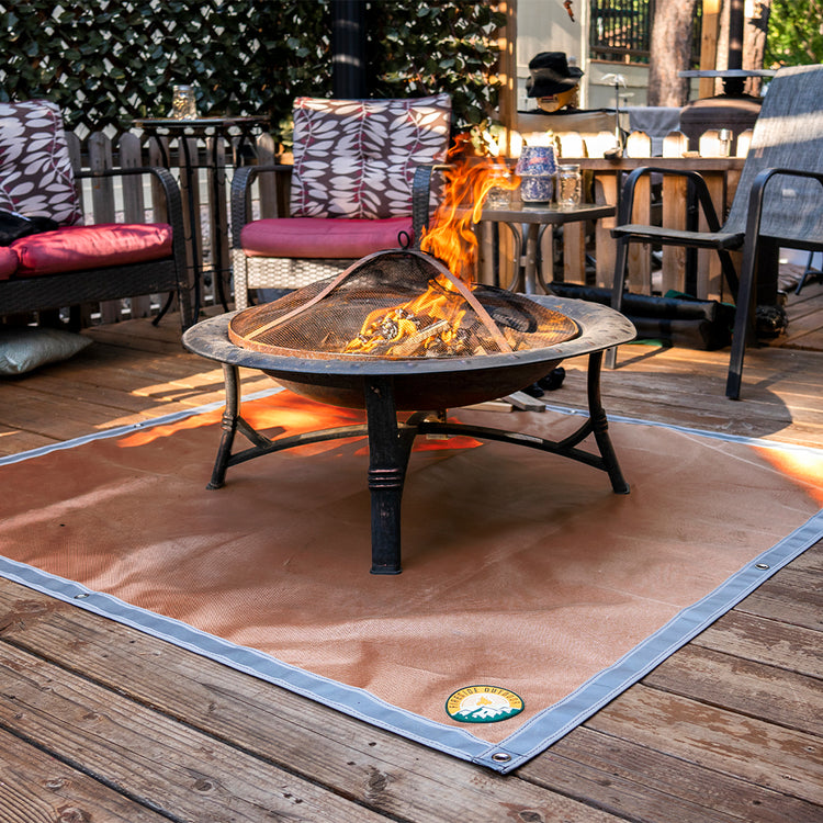 Ember Mat - Protect The Ground From Popping Embers or Dripping Grease ...