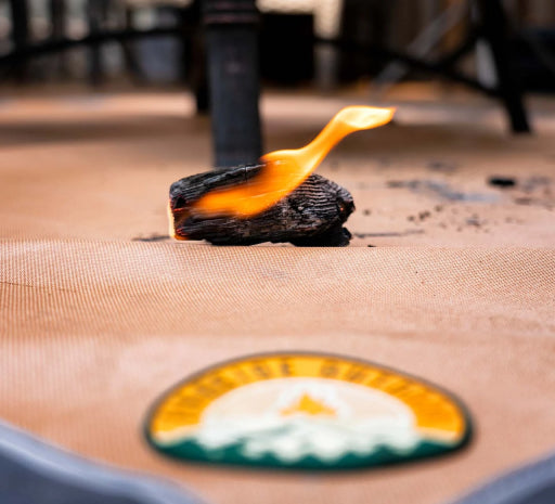 Ember Mat - Protect The Ground From Popping Embers or Dripping Grease ...